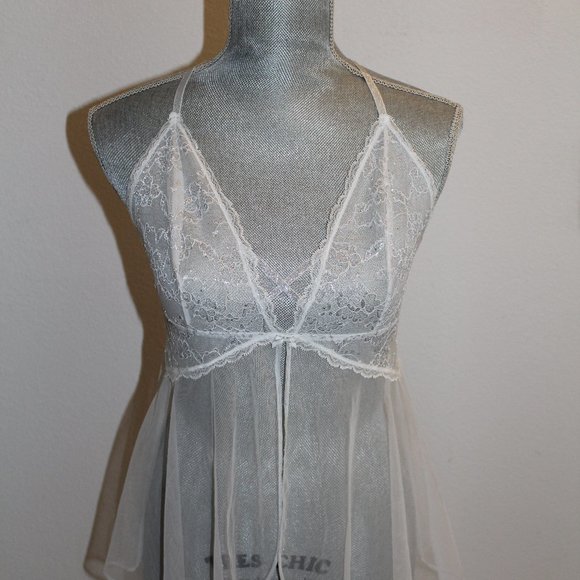 Victoria's Secret | Intimates & Sleepwear | Victorias Secret White Lace ...